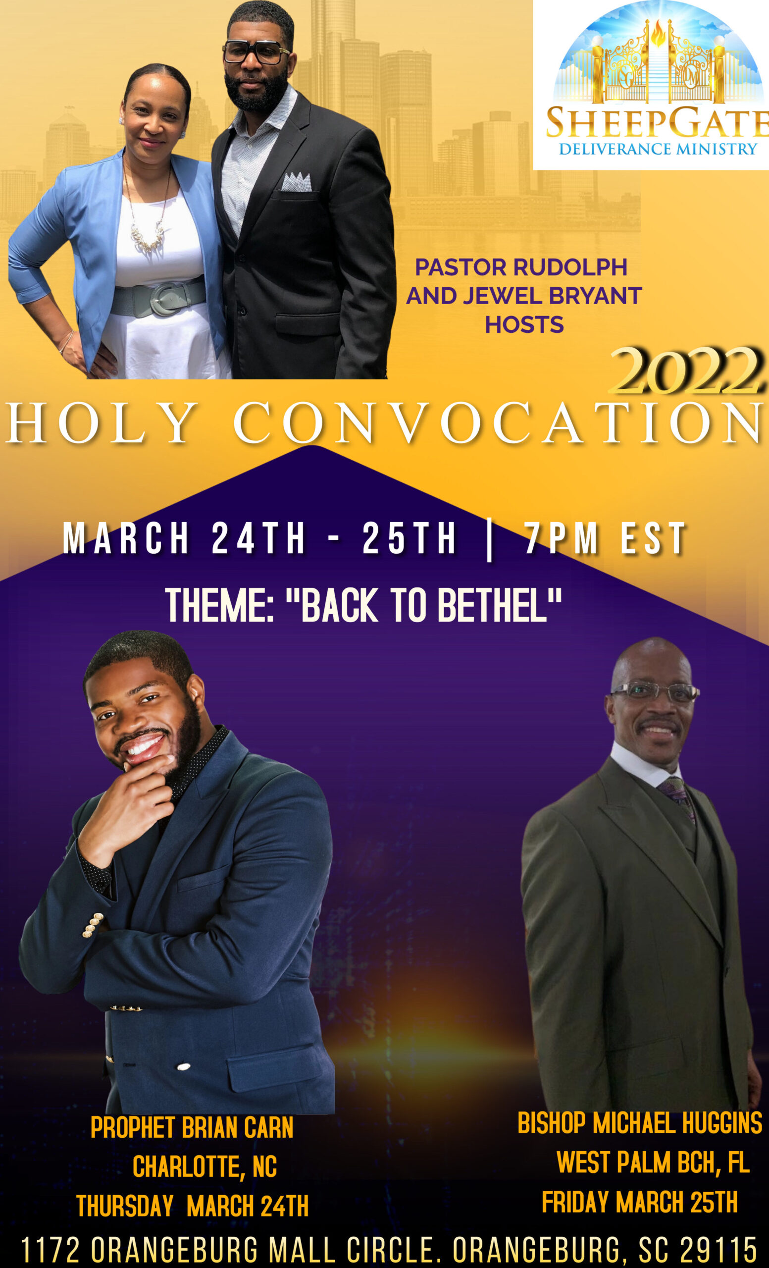 Prophet Carn in Orangeburg, SC | Brian Carn Ministries