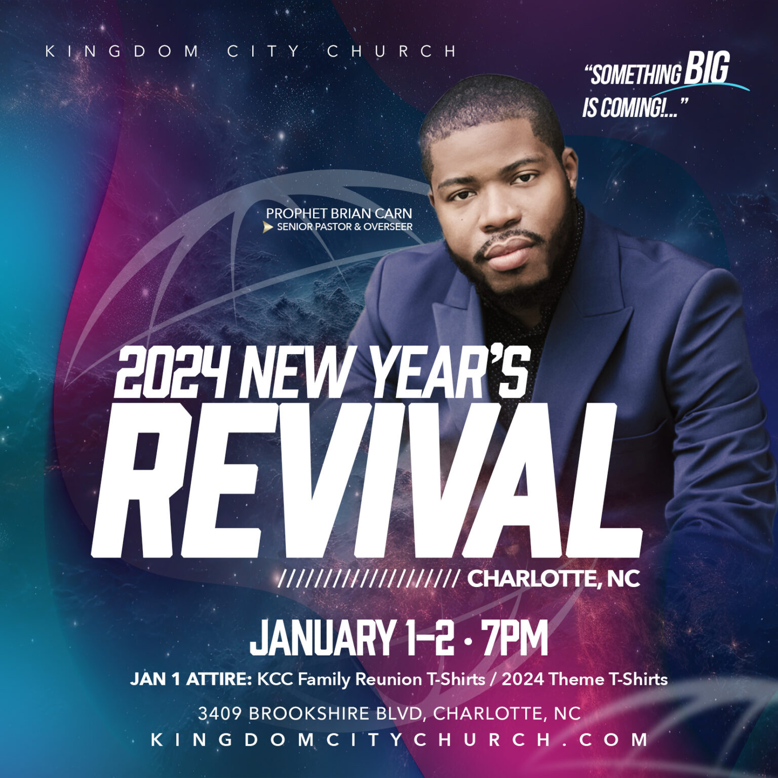 Itinerary | Brian Carn Ministries
