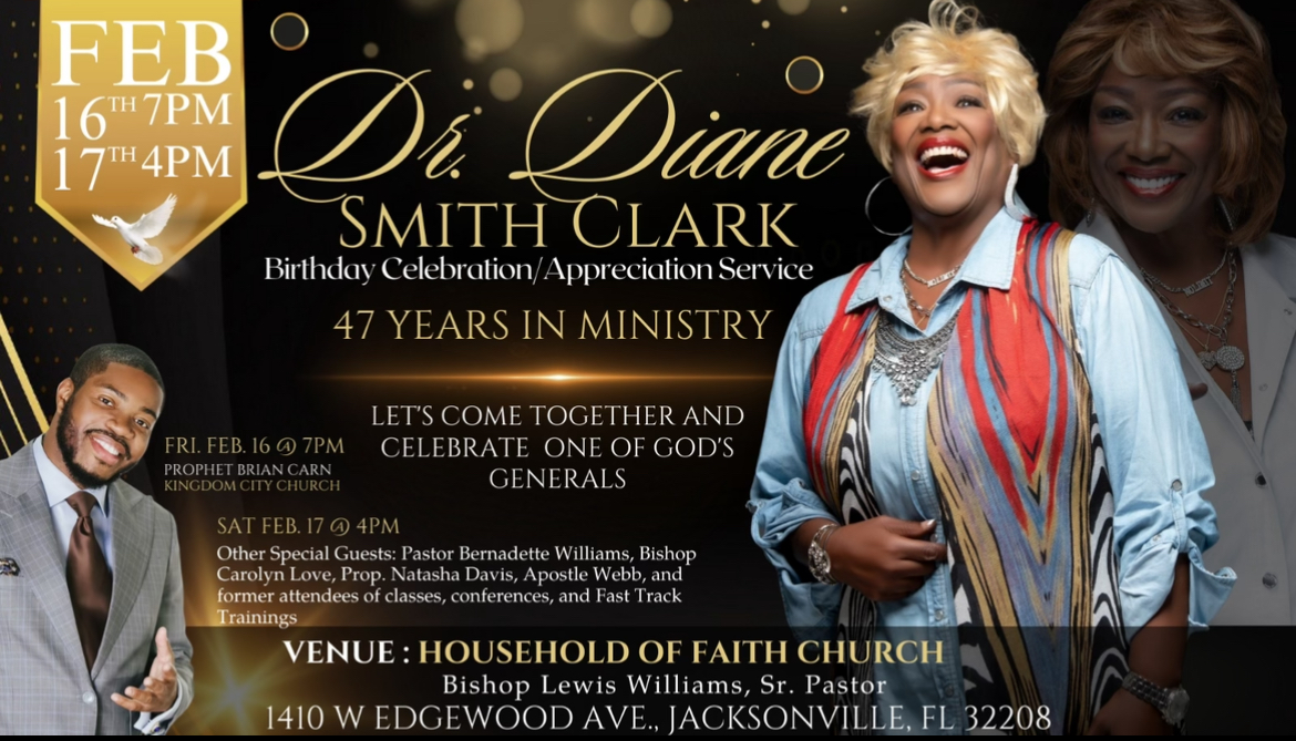 Appreciation Service for Dr. Diane Clark (Jacksonville, FL) | Brian ...