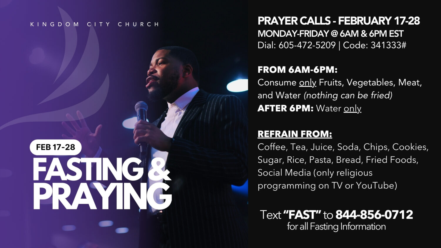 Consecration Prayer Call with Prophet Brian Carn – February 21, 2025 ...