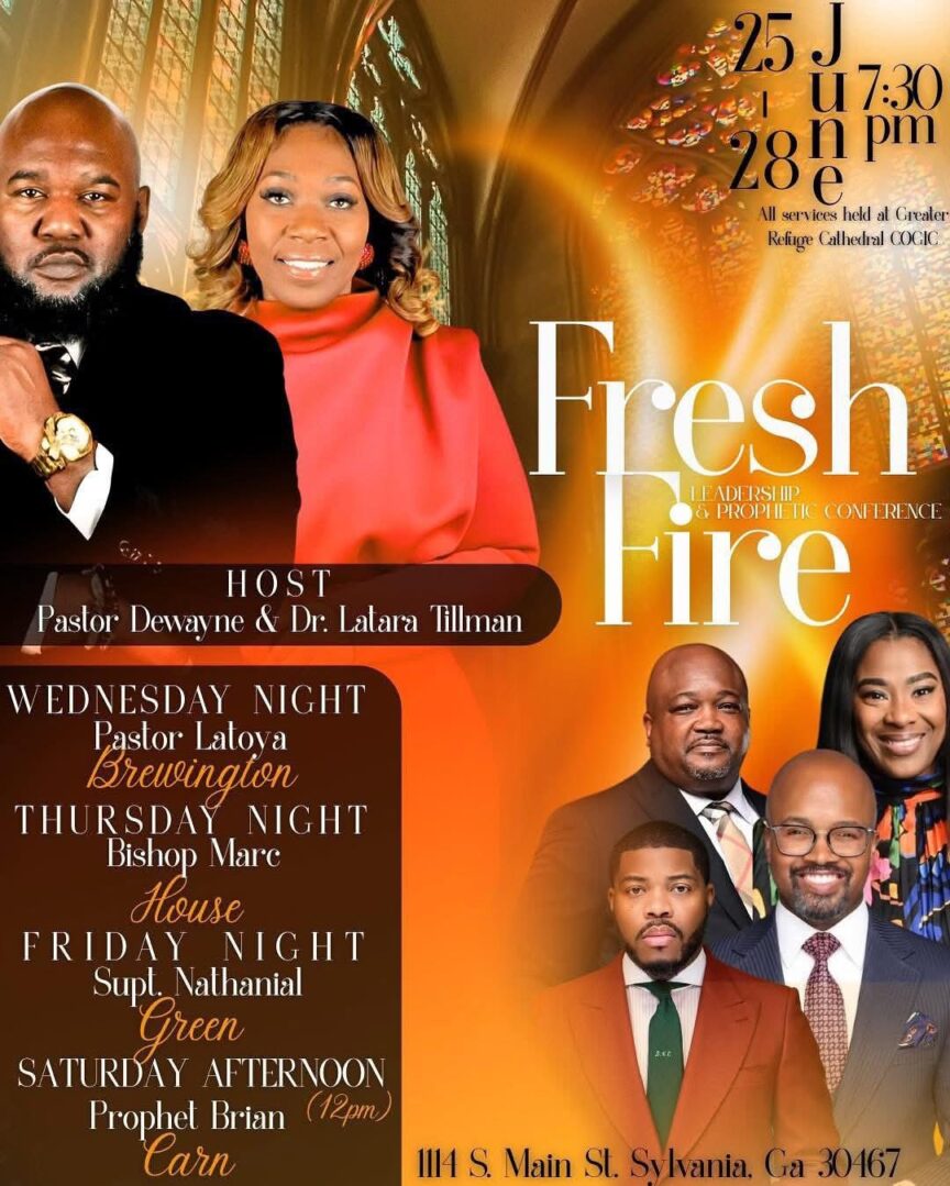 Fresh Fire Conference (Sylvania, GA) | Brian Carn Ministries