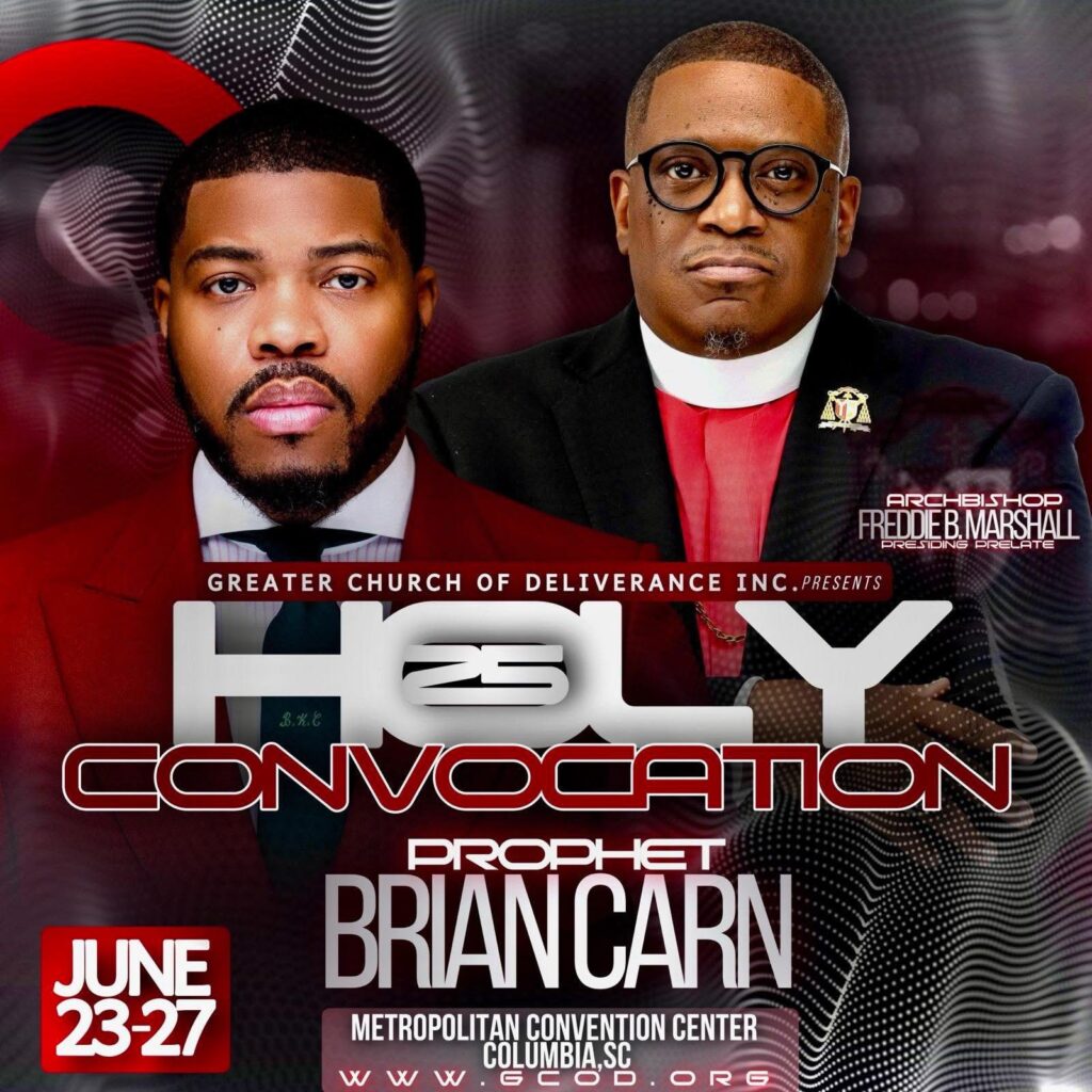 Itinerary | Brian Carn Ministries