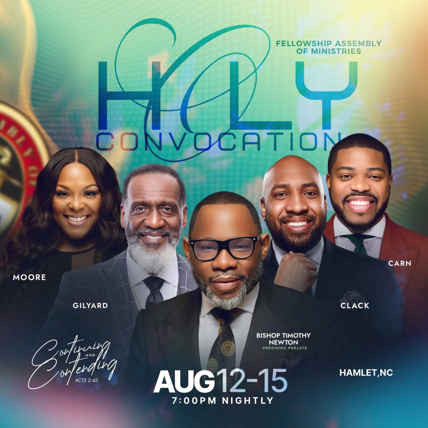 Itinerary | Brian Carn Ministries