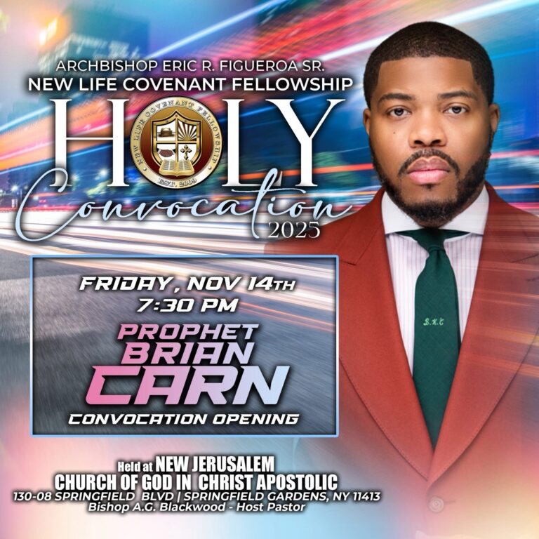 New Life Covenant Fellowship Holy Convocation 2025 (Springfield Gardens ...