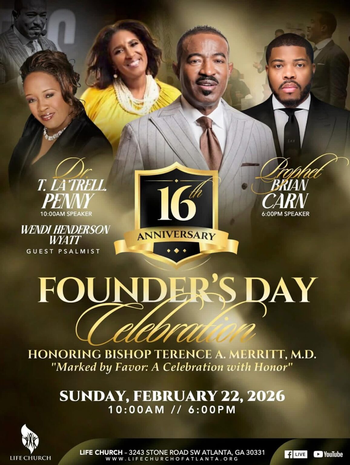 Bishop Merritt’s Founder’s Day Celebration (Atlanta, GA) | Brian Carn ...